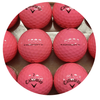 Used Callaway Super Soft Pink Golf Balls - From Golf Balls 4 You