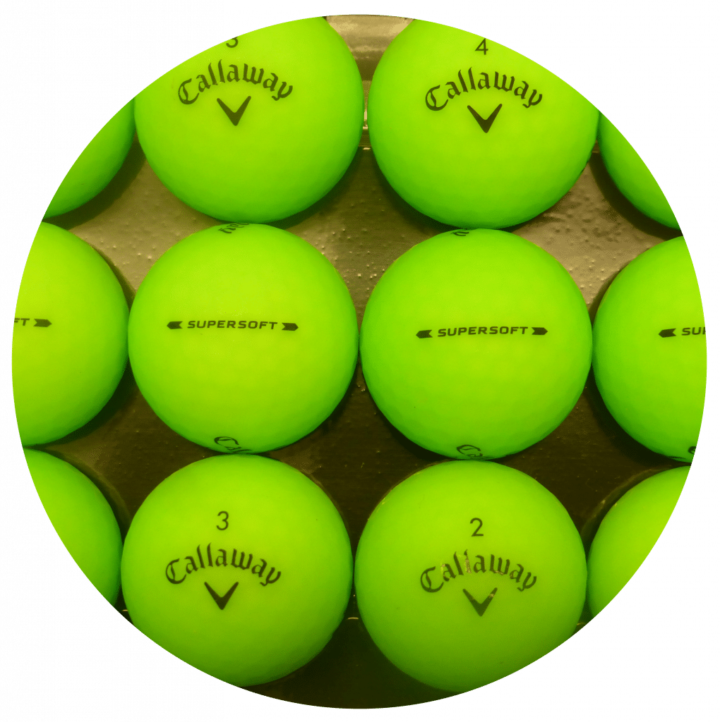 Used Callaway Supersoft Matte Green - Second Hand Golf Balls 4 You
